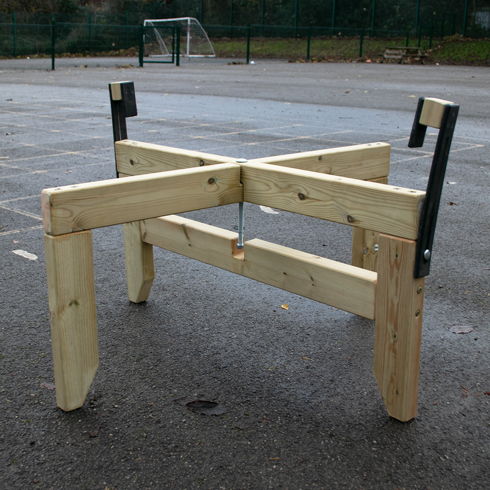 Outdoor Wooden Foldable Tuff Tray Stand - Precision Timber