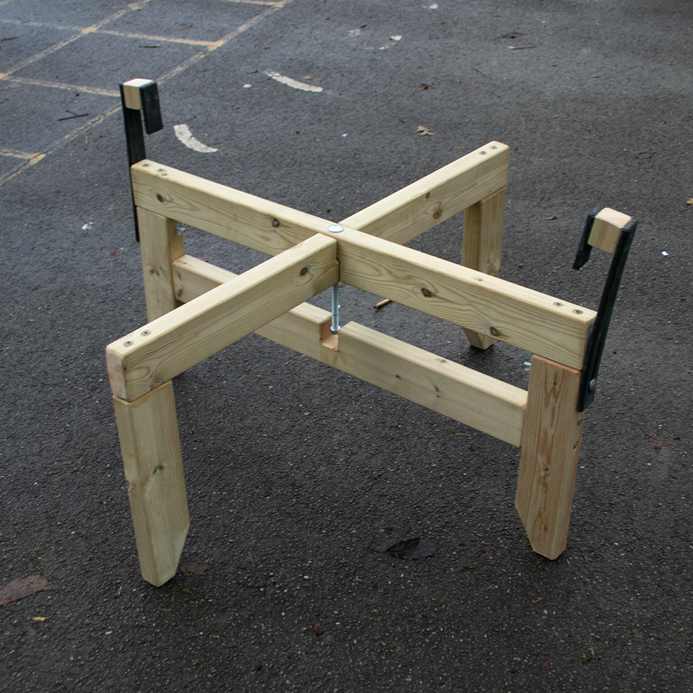 Outdoor Wooden Foldable Tuff Tray Stand - Precision Timber